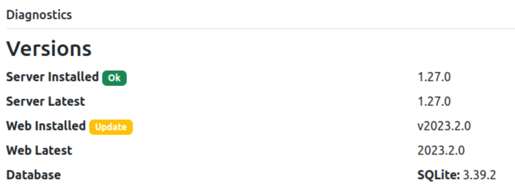 Vaultwarden Admin inconsistently displaying web version · Issue #3351 · dani-garcia/vaultwarden ...