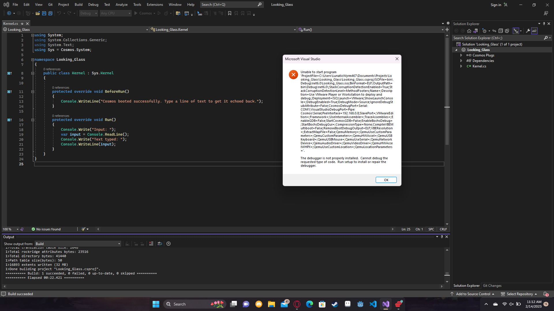 Debugger Fails On Startup · Issue 2579 · Cosmososcosmos · Github 
