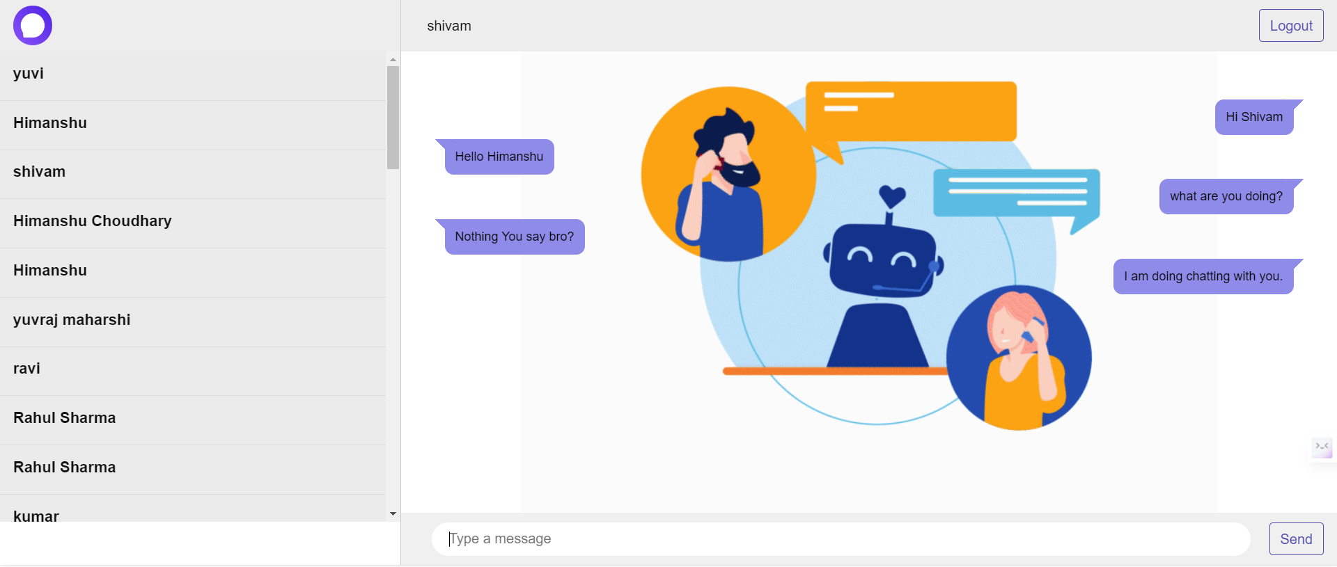 GitHub - himanshu60/spry-smash-650: Clone-Real-Time-Chat-Application