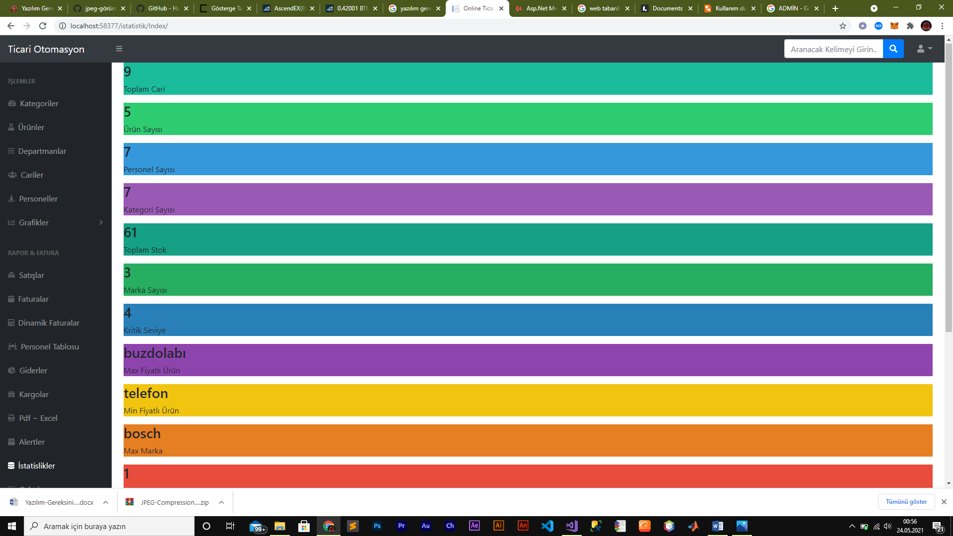 GitHub - omerkonca/OnlineTicariOtomasyon: Mvc5 ile sıfırdan dinamik bir web projesi, Mvc5 ile ...