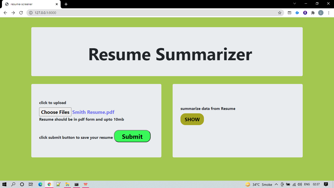 GitHub - reaperresides/Resume-Summarizer-BERT-model: A Resume Summarizer model which makes use ...