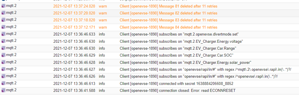 MQTT connection · Issue #286 · OpenEVSE/openevse_esp32_firmware · GitHub