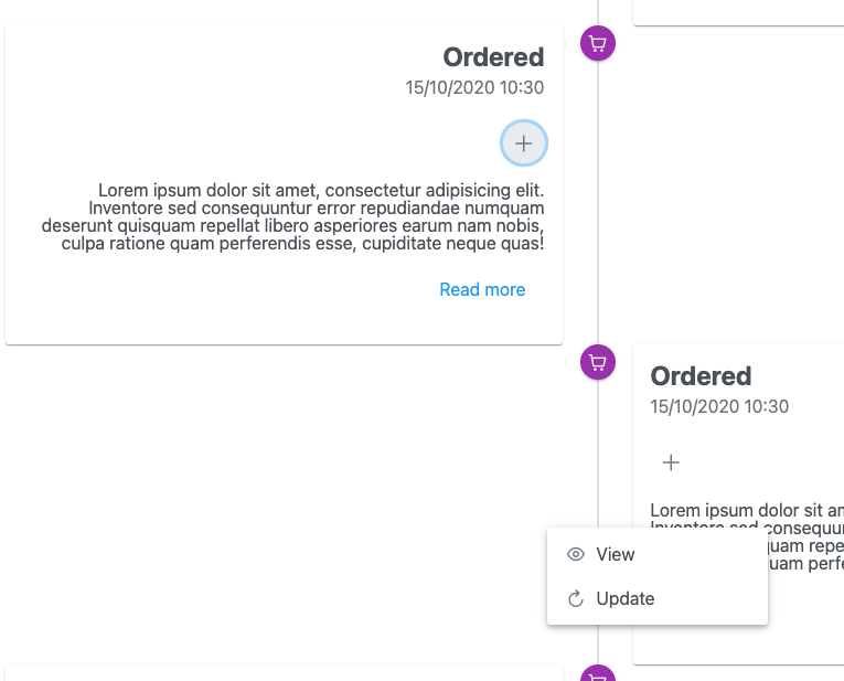 [bug] Add Menu Item And Infinite Scroll To Timeline Component Doesn T Work · Issue 11063