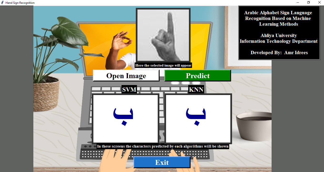 GitHub - amr0230/ArSLR-Application: ArSLR Application ==> Arabic ...