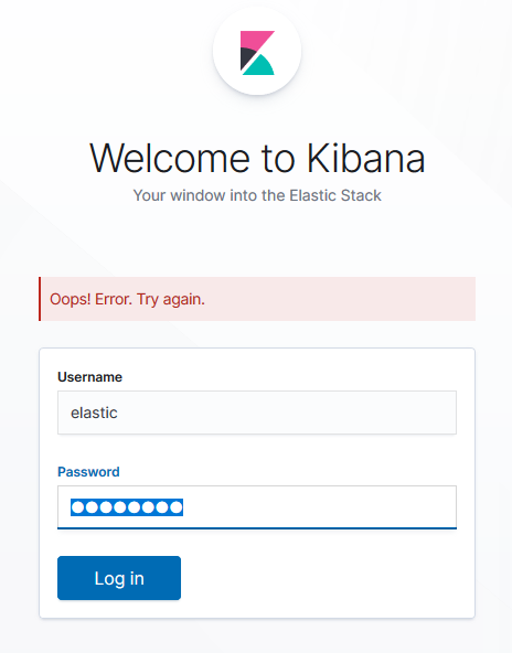 Improve Login Error Message When Theres An Unexpected Error · Issue 50768 · Elastickibana