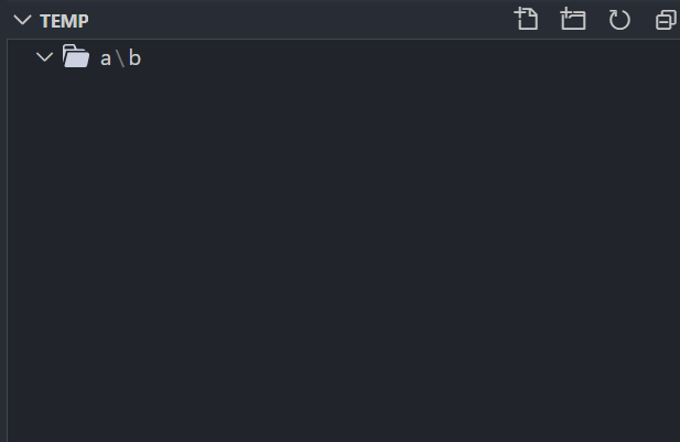 Compact Nested Directory Formatting Does Not Persist After Rename · Issue 95771 · Microsoft