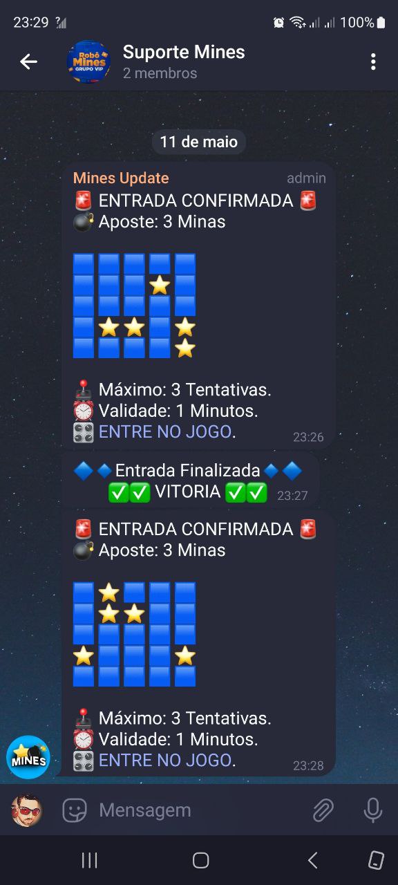 GitHub - lucianolima2905/BOT-MINES-TELEGRAM: Bot do jogo mines, envia os sinais diretamente no ...