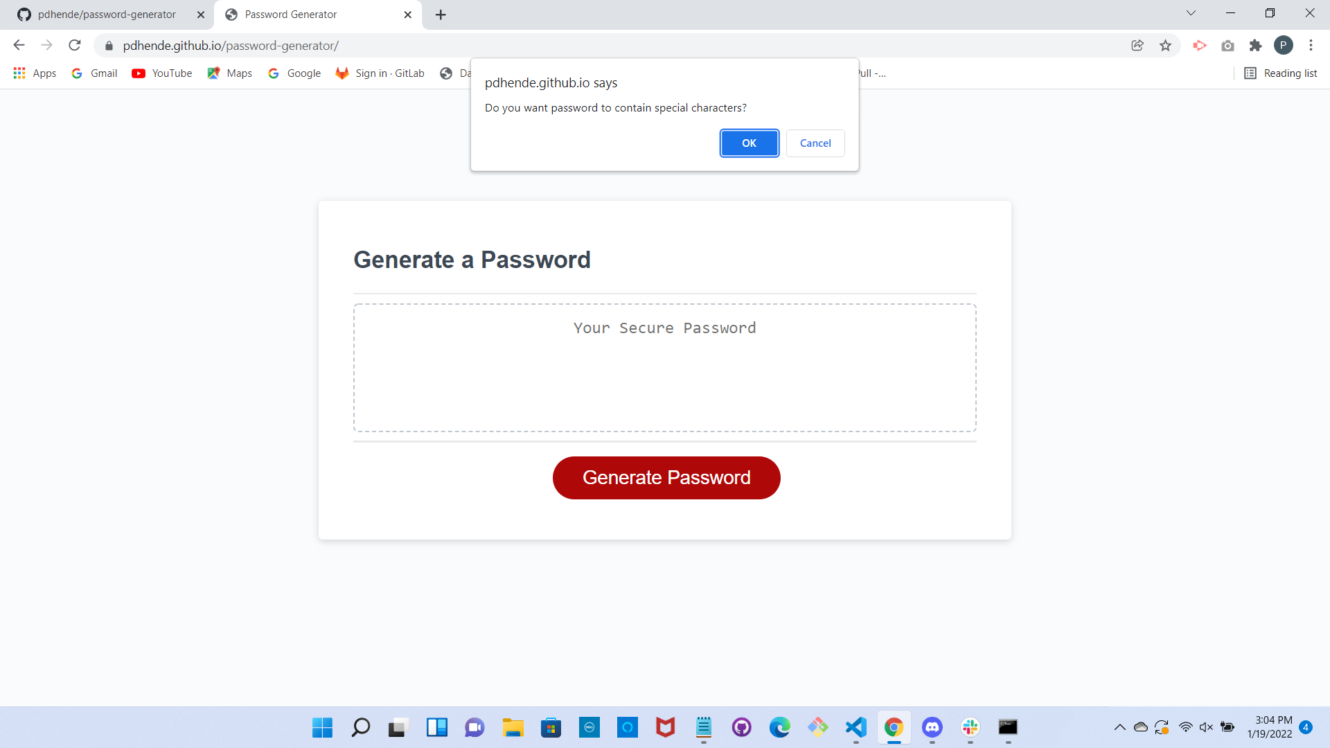 GitHub - pdhende/password-generator