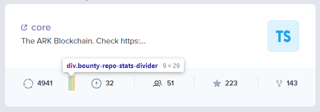 Stats divider off-center · Issue #23 · ArkEcosystemArchive/ark.io-issues · GitHub