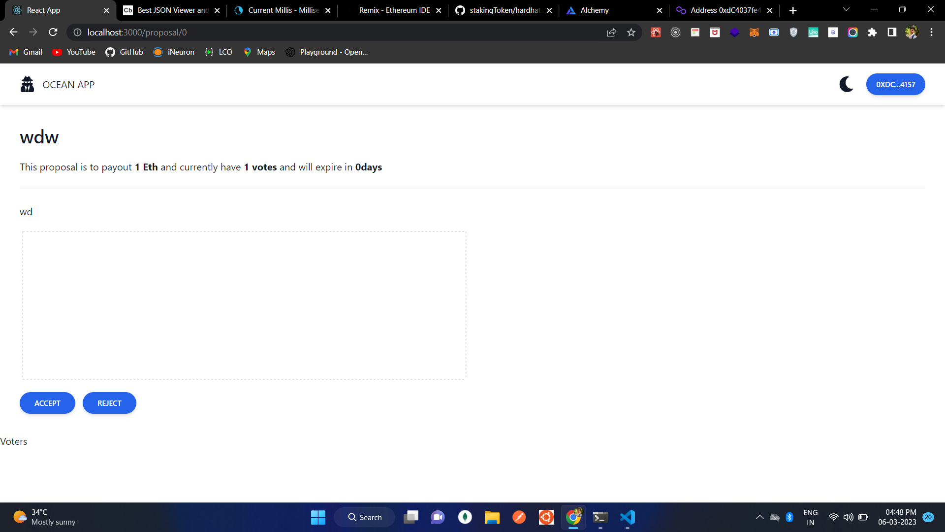 GitHub - gokulstevee/DAO-OceanApp