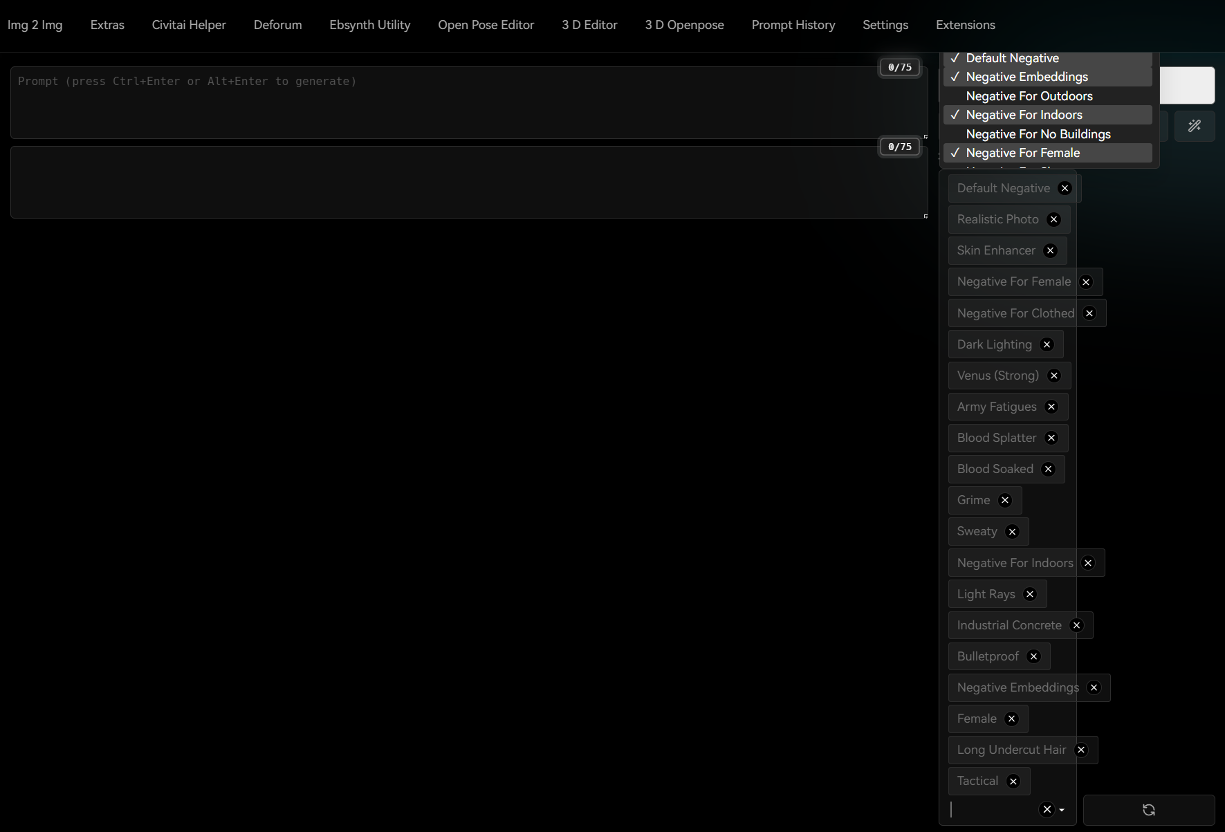 [Bug] Styles dropdown overflow · Issue #232 · lobehub/sd-webui-lobe-theme · GitHub