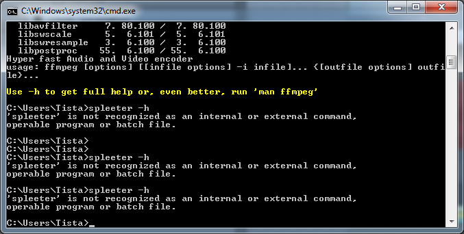spleeter-native on Windows fails with command not recognized · Issue #8 · diracdeltas ...