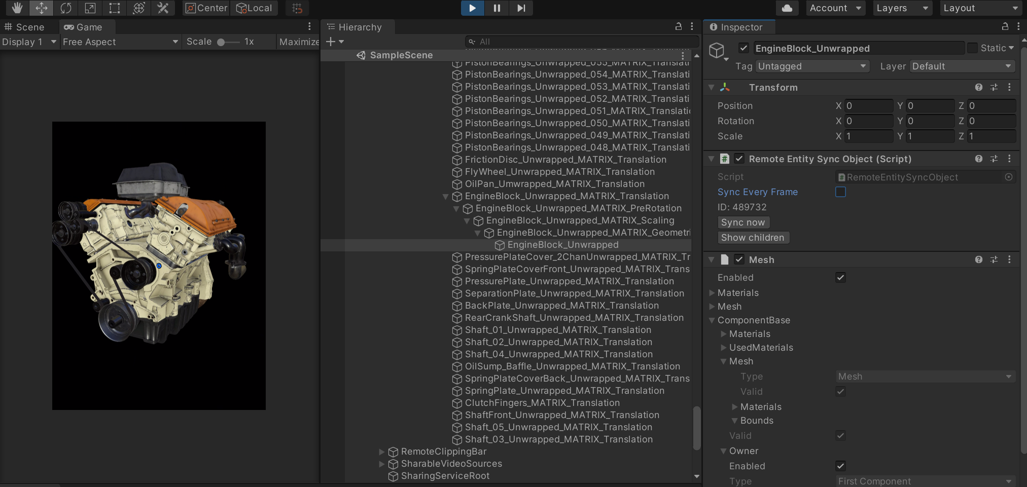 [Remote rendering problem] Unity issue with reparenting Entities multipe times · Issue #112 ...