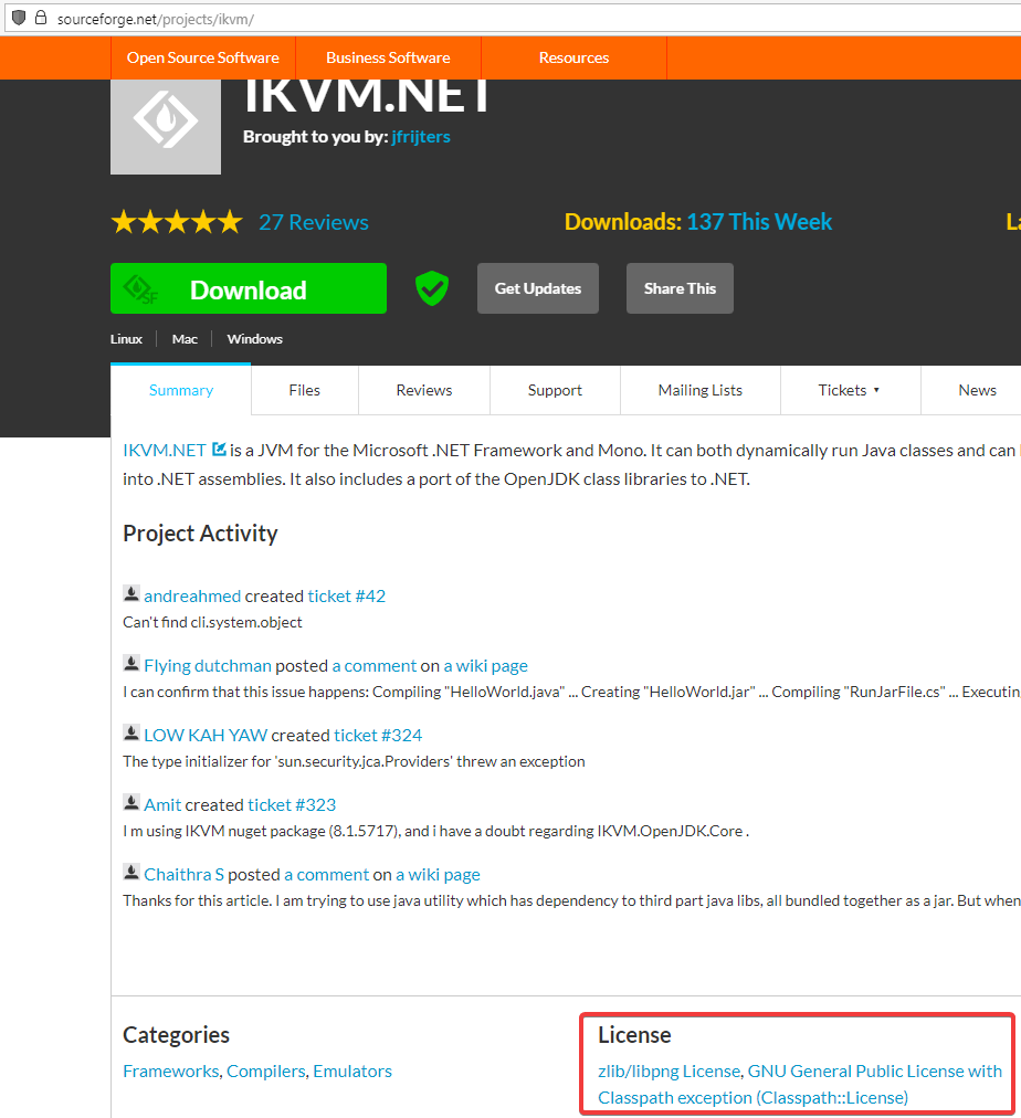 License change from version 8.1.5717 to 8.2 · Issue #106 · ikvmnet/ikvm · GitHub
