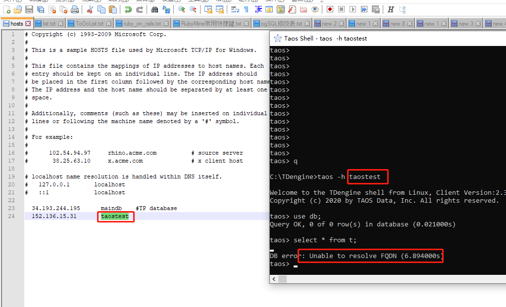 Fqdn Issue · Issue 9551 · Taosdatatdengine · Github 