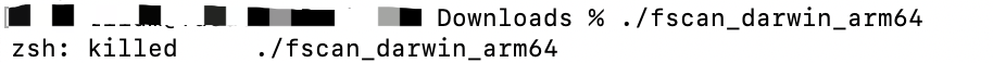 M1芯片的MacOS 运行错误 · Issue #207 · shadow1ng/fscan · GitHub