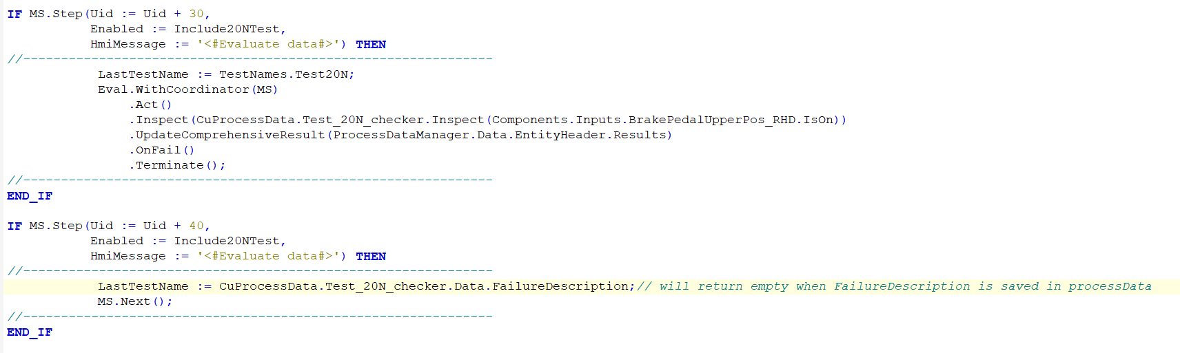 [BUG] TcoInspector Failure Description and Failure Codes are not ...