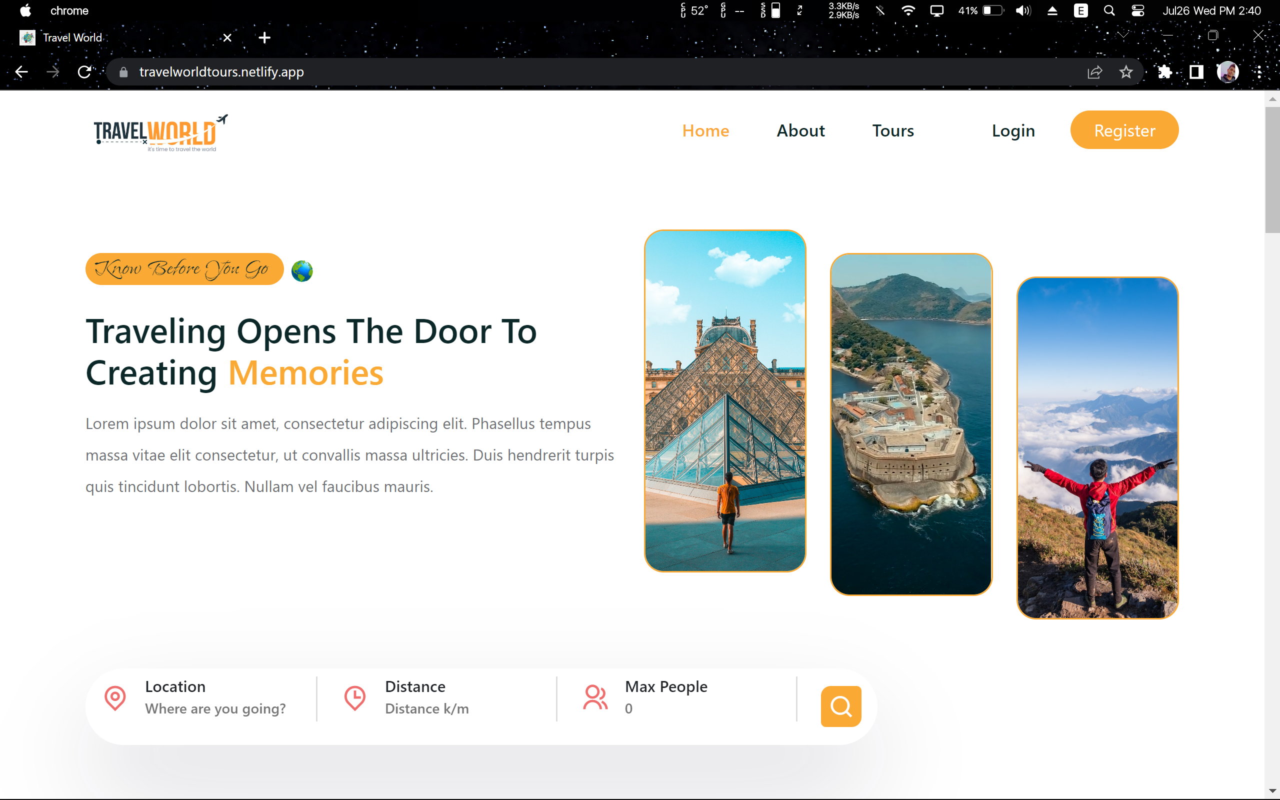 GitHub - shuence/TravelWorld: TravelWorld - A Fullstack Tours & Travels Web App