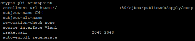EJBCA Community - SCEP and CISCO Devices, problems with CERT STATUS expected value? · Issue #40 ...