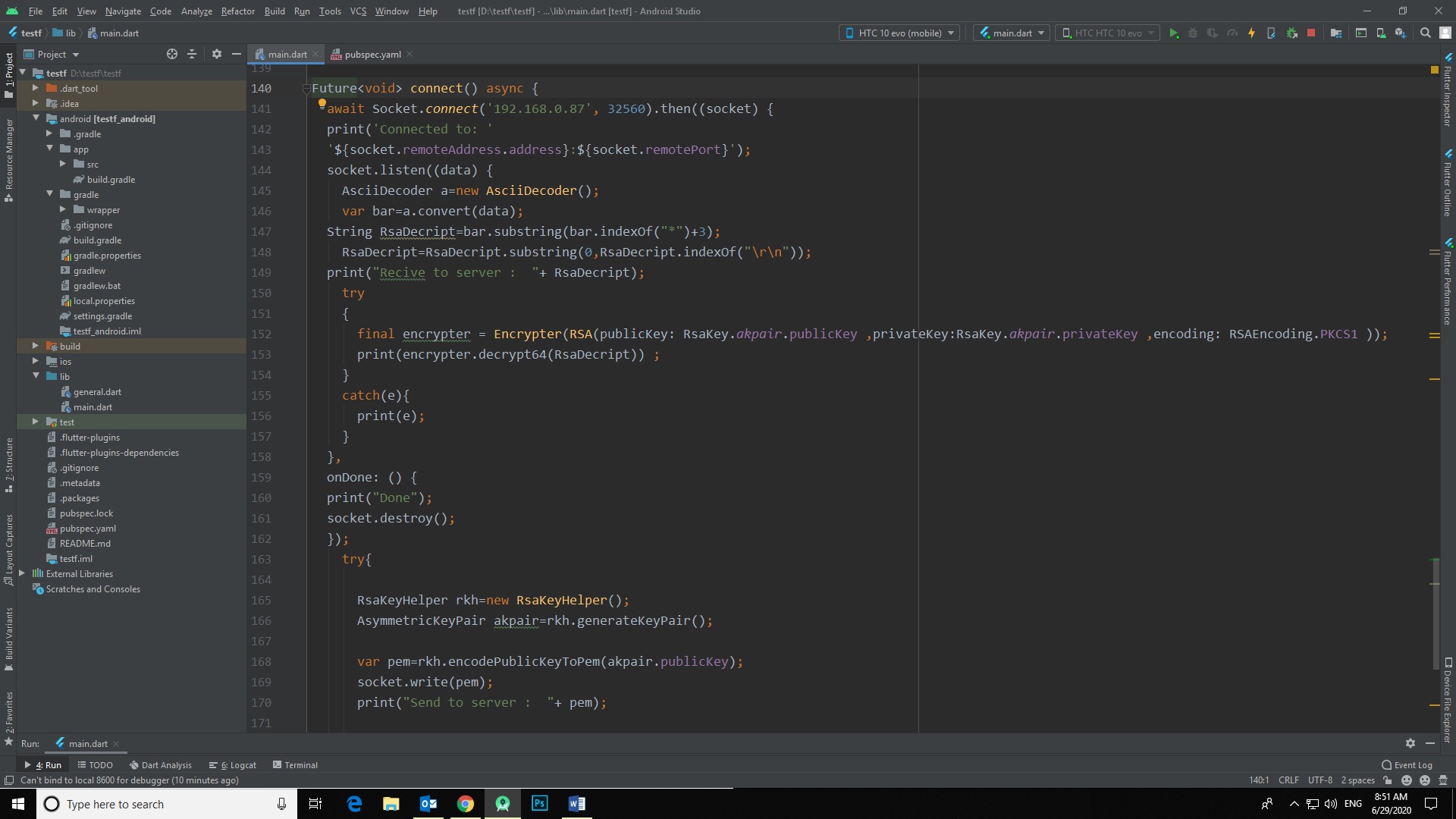 How the server send encrypted text in dart · Issue #155 · leocavalcante/encrypt · GitHub