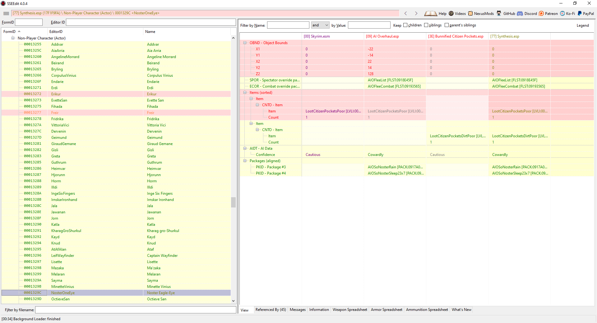 Ignores items removed from NPC inventory by the last override · Issue ...