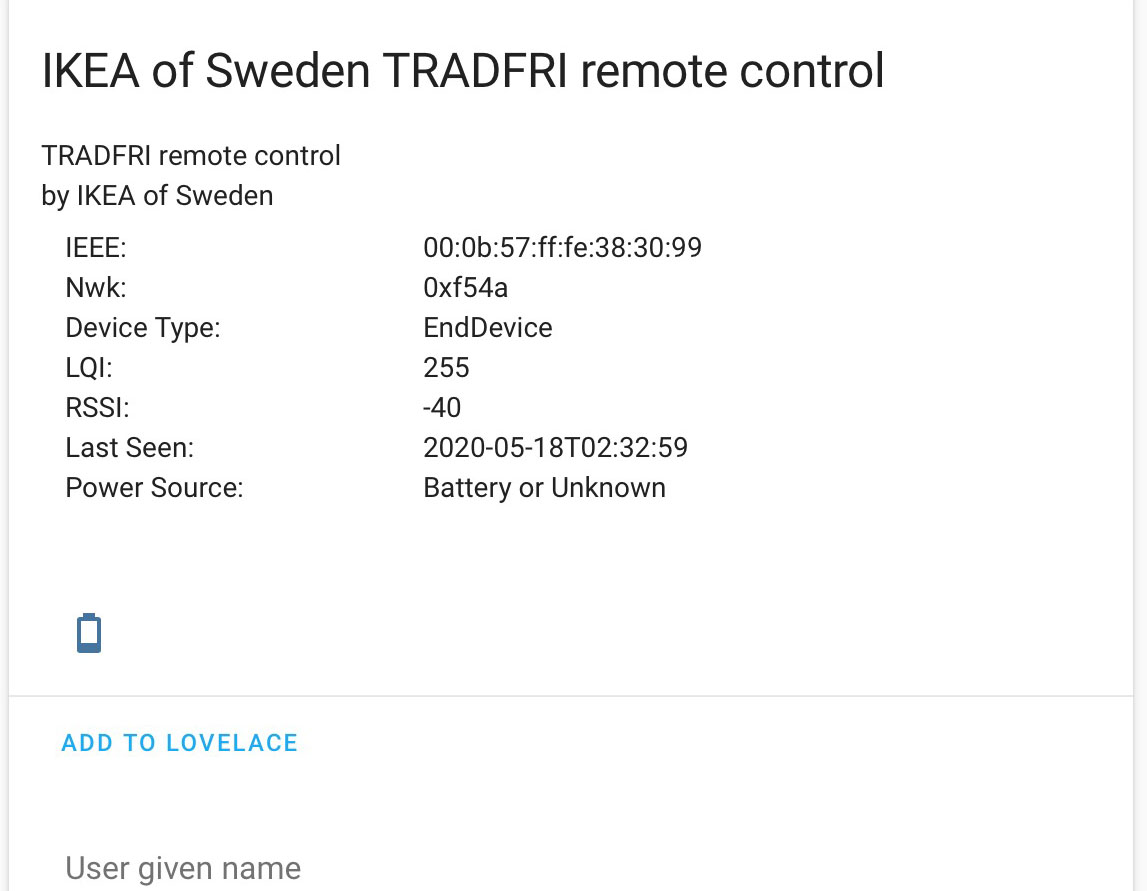 [BUG] Ikea E1524, 5-button, Remote dont work, only battery status. · Issue #355 · zigpy/zha ...