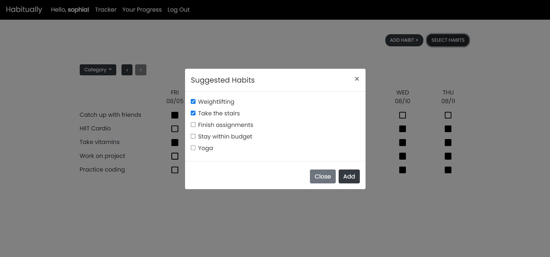 GitHub - sophiapobre/habitually-app: A habit tracking web application built using Django, Python ...