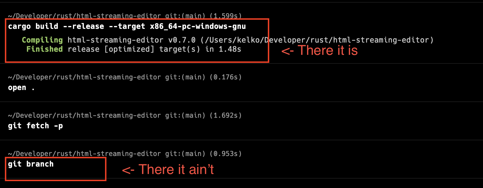 Show Output Of `git Branch` Like Other Stdout Output · Issue 1978 · Warpdotdevwarp · Github