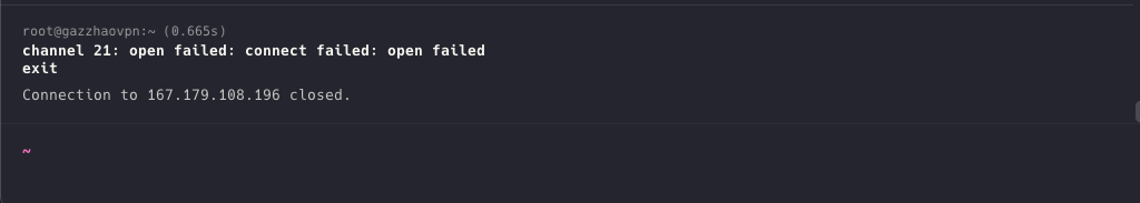 SSH multiple issues, 'completion not working warning', 'warp hangs', 'blocking my internet ...