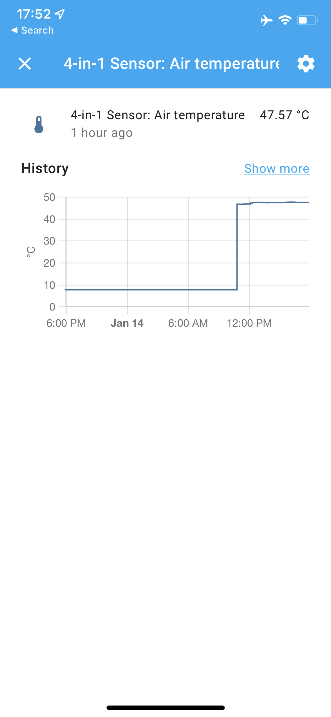 Temperature Units Incorrectly Displayed · Issue 64146 · Home Assistant Core · Github