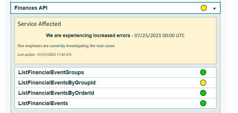 Sudden "InvalidInput" Error on ListFinancialEvents · Issue #594 ...