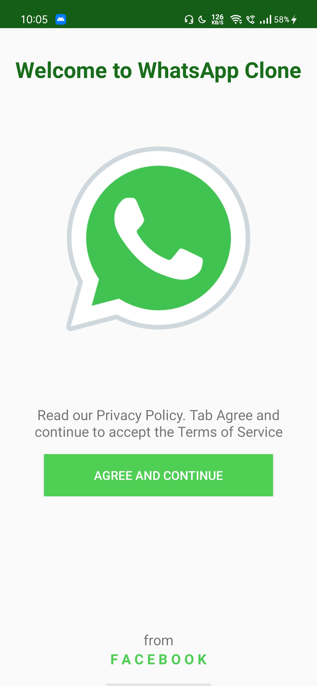 GitHub - harshagarine/WhatsAppClone