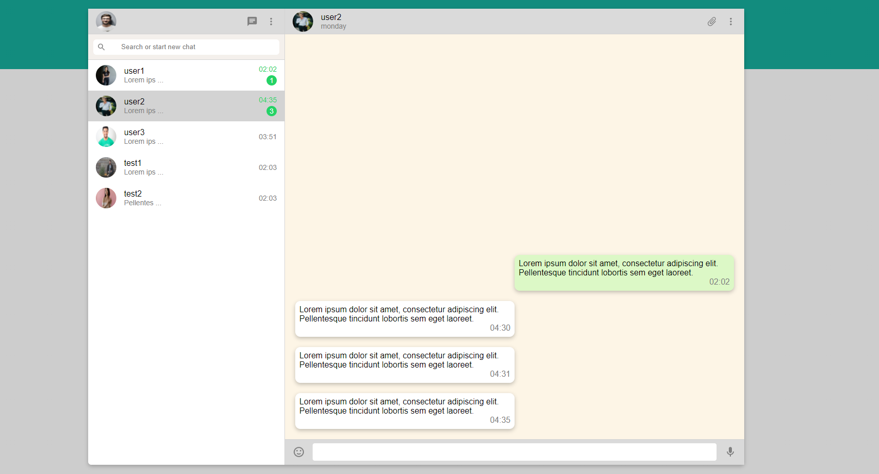 GitHub - michaelDonchenko/whatsapp-replica
