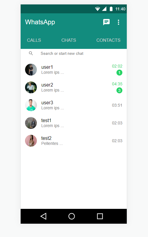 GitHub - michaelDonchenko/whatsapp-replica