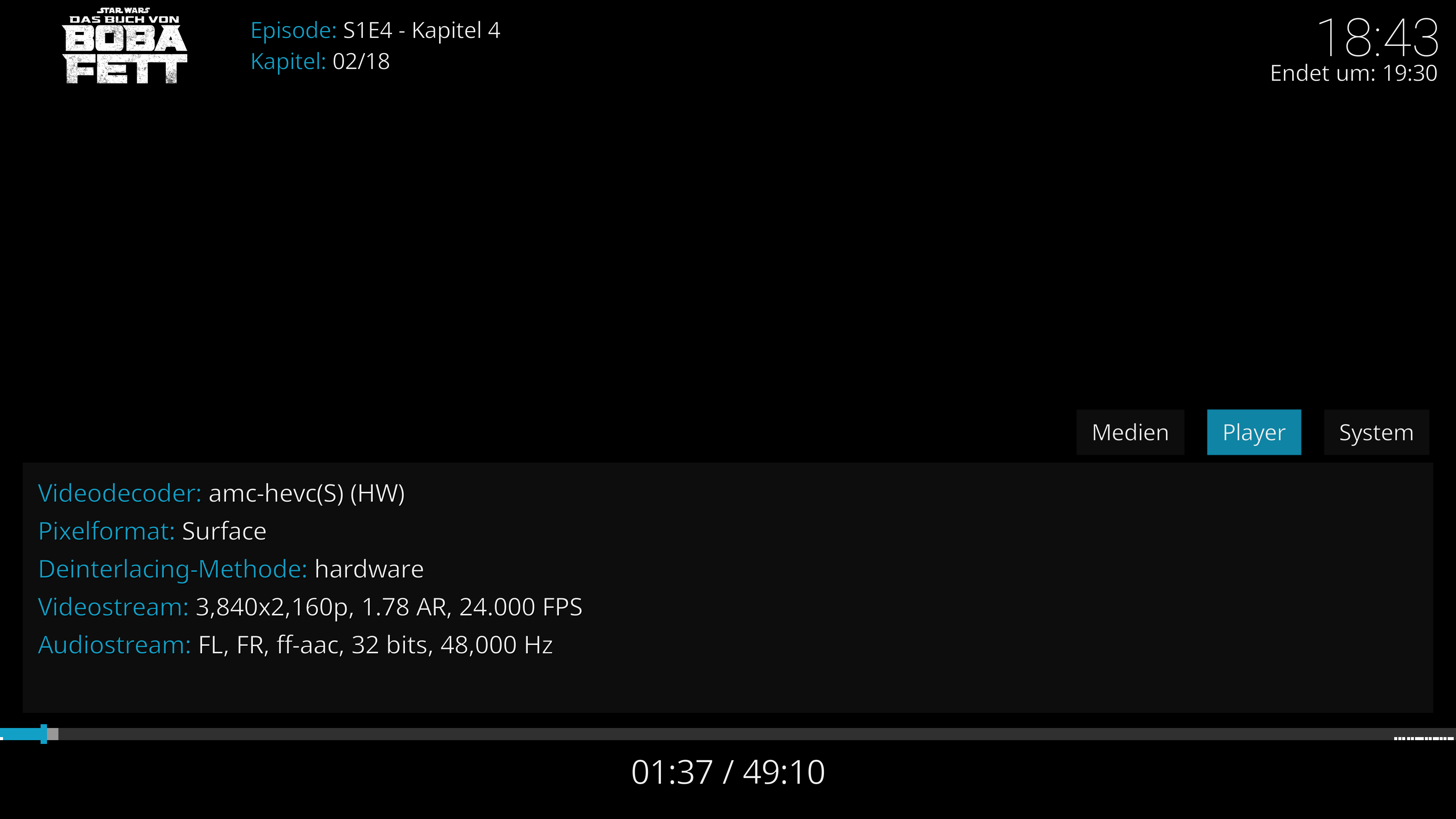 When starting an episode of series there are sound problems with the Disney+ addon · Issue #1335 ...
