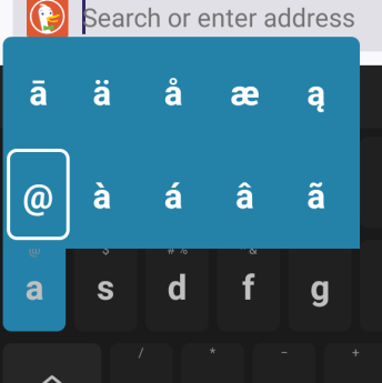 Long-pressing does not select the key as shown on the keyboard · Issue ...