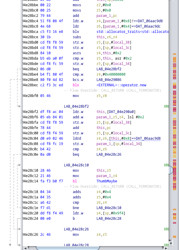Disassemble And Decompile Function Contains Both Arm And Thumb · Issue 4959