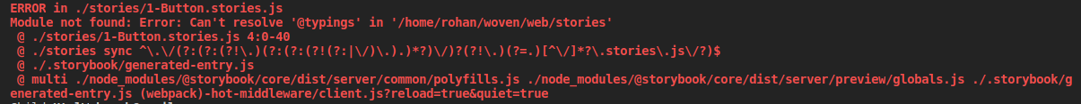 [react] Storybook Imports Not Recognized When Importing From Src Typescript Class · Issue 10841