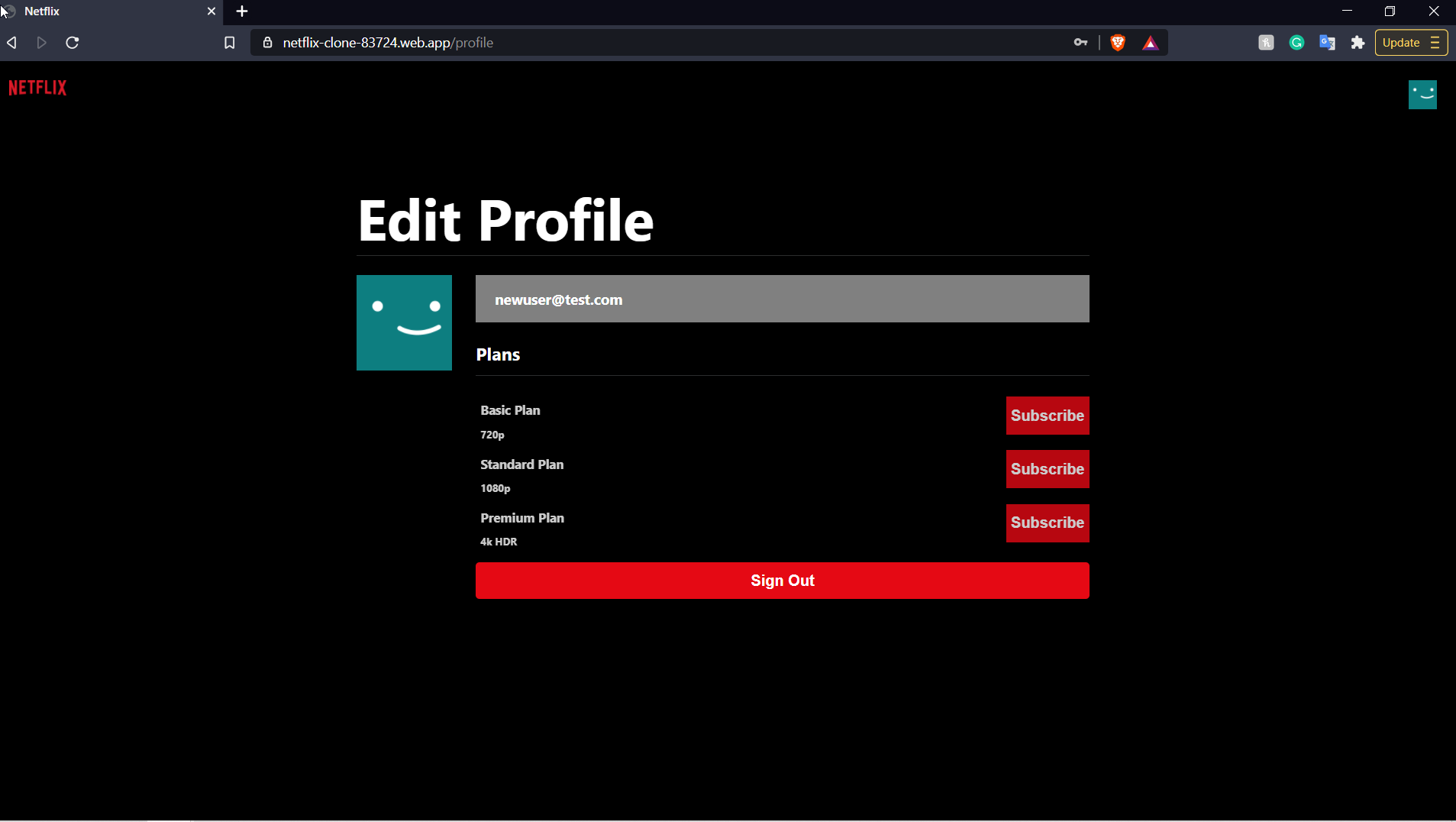 GitHub - NCRadtke00/NetflixApp: Working Netflix clone with payment ...