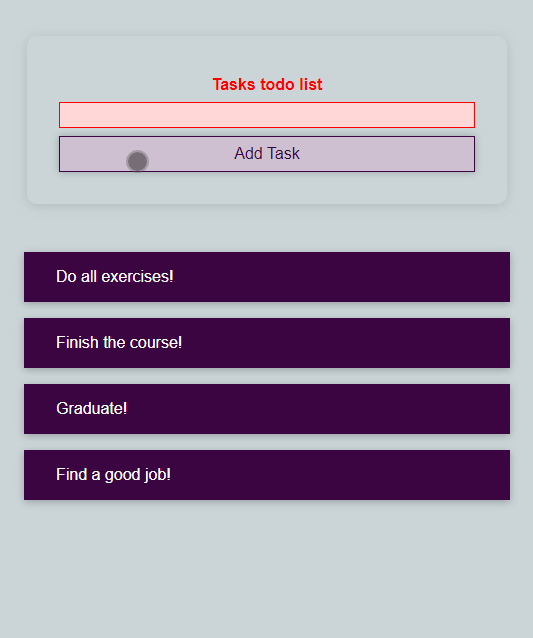 GitHub - NCRadtke00/todoList: React project