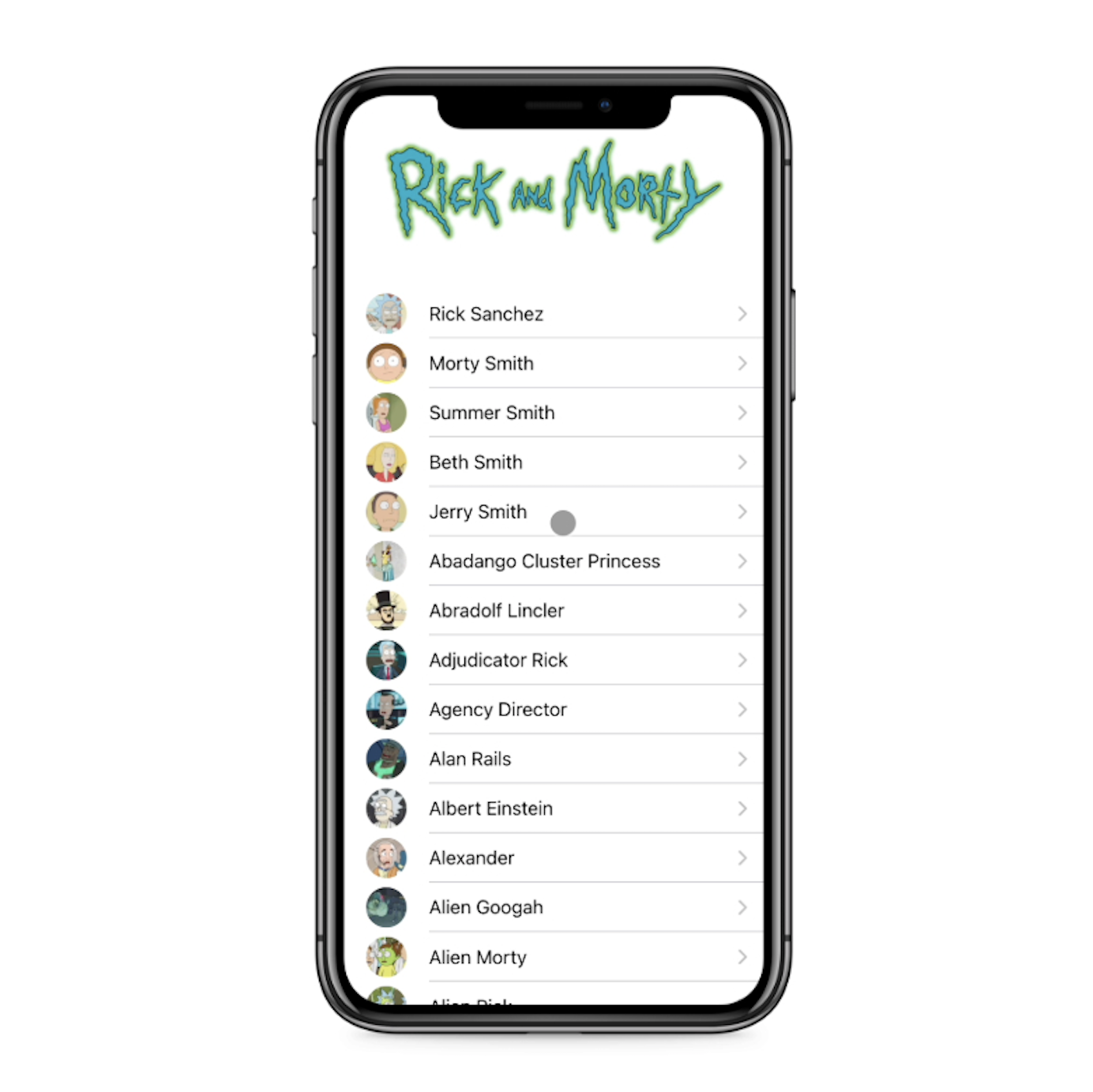 GitHub - albertogparrado/RickAndMortyAPI: Hybrid application made with IONIC and Angular and ...