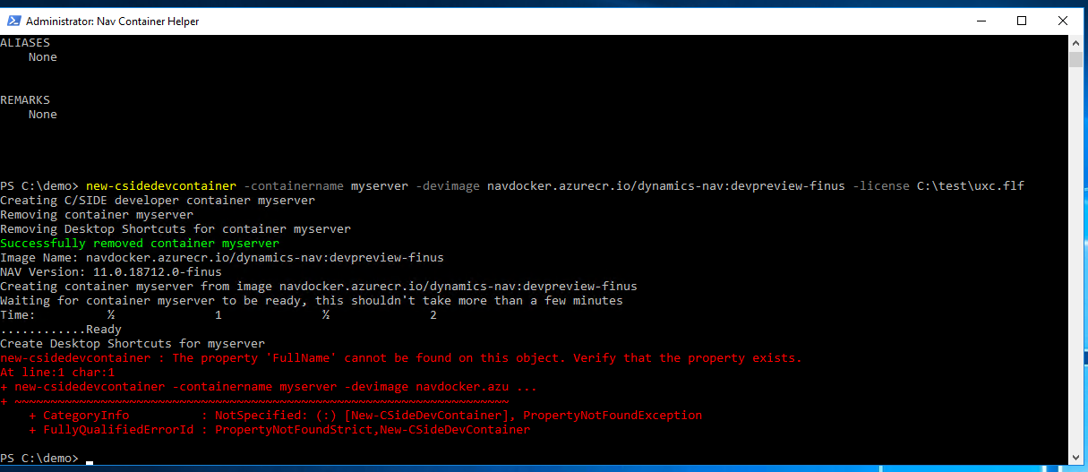 Not able to import objects import-objectstonavcontainer · Issue #75 · microsoft/nav-docker · GitHub