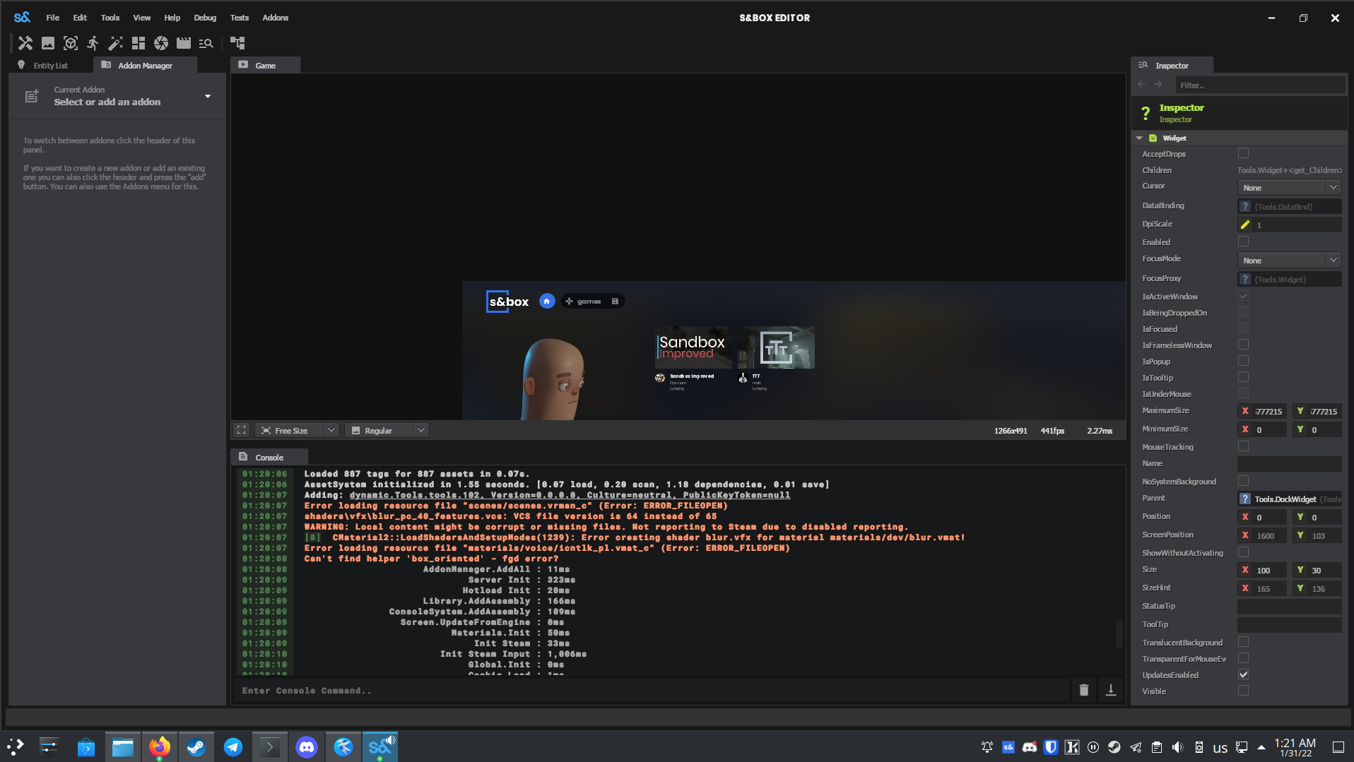 Tools broken on Linux · Issue #1557 · Facepunch/sbox-issues · GitHub