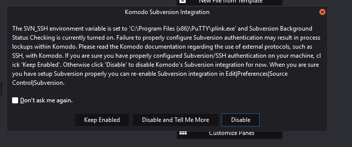 Subversion Integration dialog too small · Issue #3266 · Komodo/KomodoEdit · GitHub