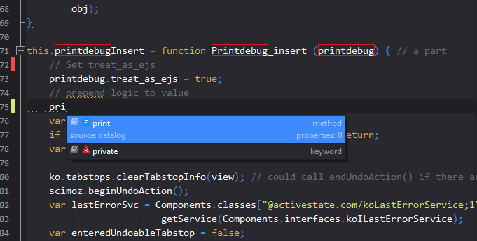 Not getting completions for function args · Issue #3389 · Komodo/KomodoEdit · GitHub