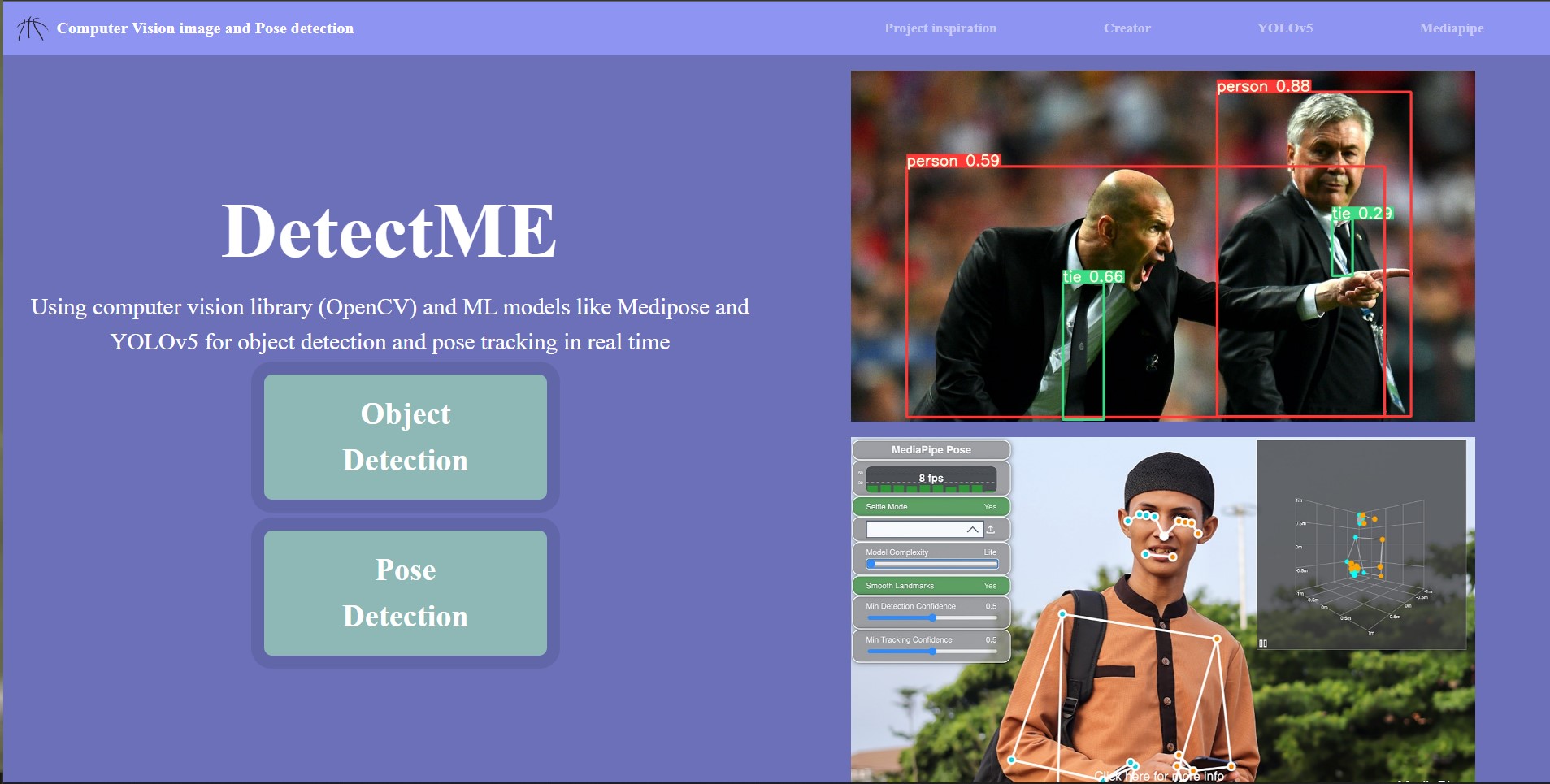 GitHub - NitpreetB/DetectME