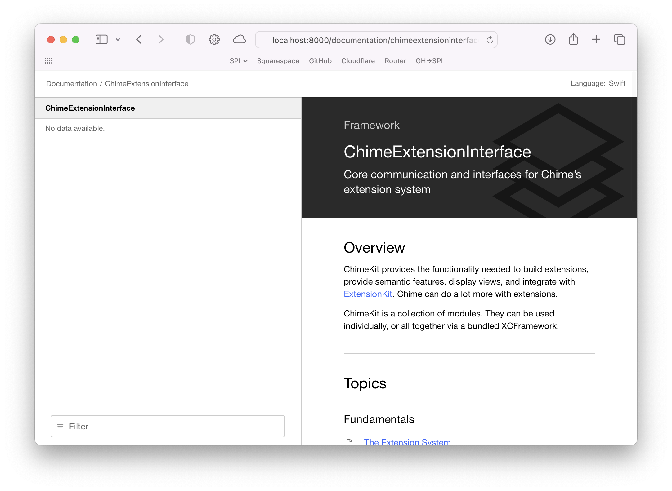 Missing DocC sidebar content · Issue #2036 · SwiftPackageIndex/SwiftPackageIndex-Server · GitHub