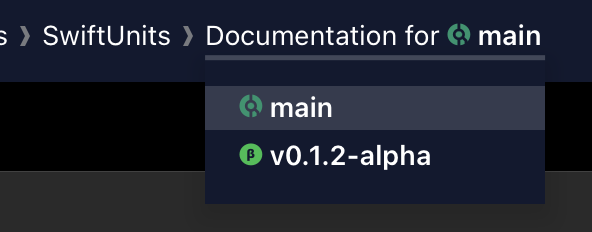 Documentation fallback links should include beta releases where no default branch documentation ...