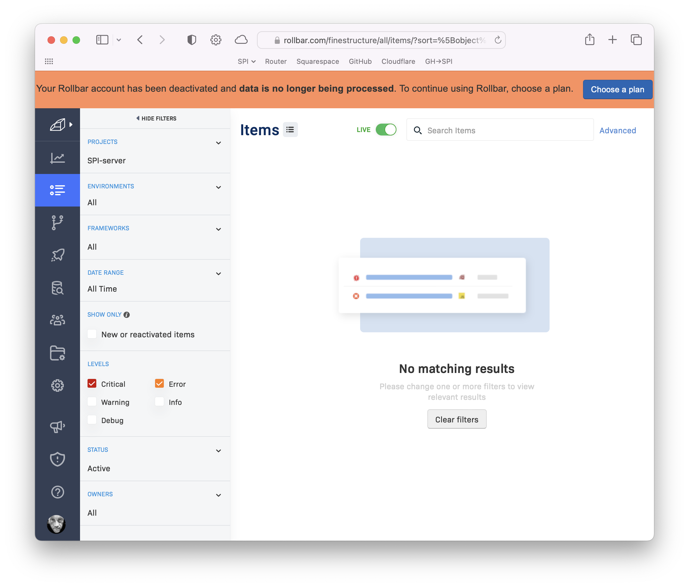 Remove Rollbar error reporting · Issue #2346 · SwiftPackageIndex/SwiftPackageIndex-Server · GitHub