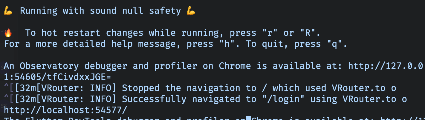 [question] Flutter Log Colouring Not Working For Anis Colours · Issue 137 · Nvim Flutter